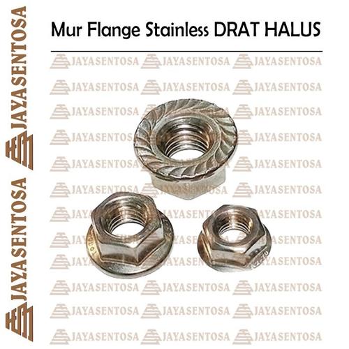 Jual Mur Flange DRAT HALUS M12 X 1.5 Stainless 304 - Jakarta Pusat ...