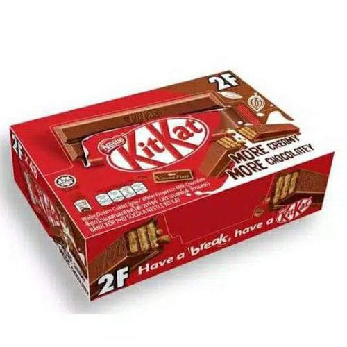Jual ORI Coklat Kit Kat 2F Original chocolate Kue Wafer Finger - 2x24 ...