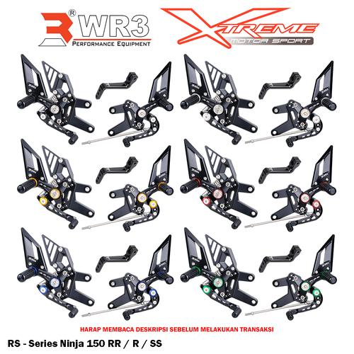 Jual Footstep Underbone Rearset Racing WR3 RS - Series Ninja 150 RR R ...