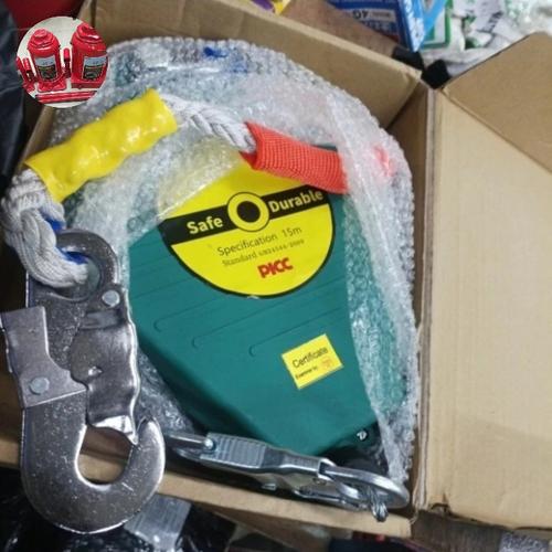 Jual Fall arrester Wire Rope Safety Equipment Falling Potector 10 Meter ...