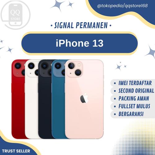 Jual iPhone 13 128GB/256GB/512GB (imei Terdaftar) Mulus Fullset - 128GB Beacukai, Black ...