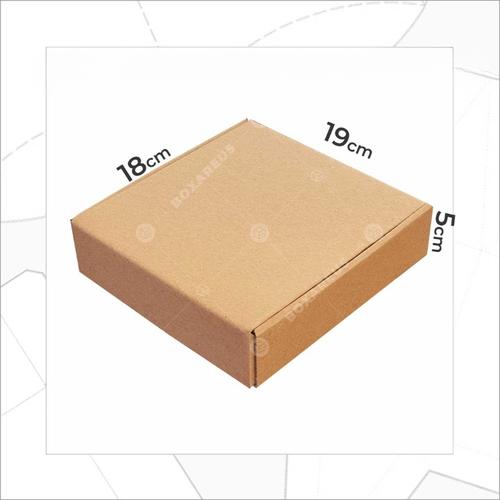 Jual dus pizza box kotak packing corrugated ukuran 18x18x5cm bungkus ...