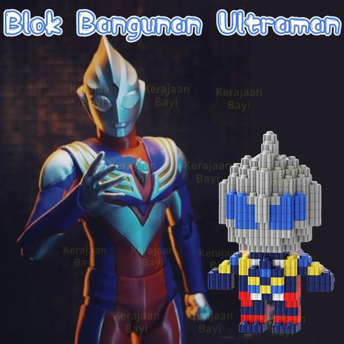 Promo Nano Block Ultraman Model Block Mainan Balok Building Block Nano ...