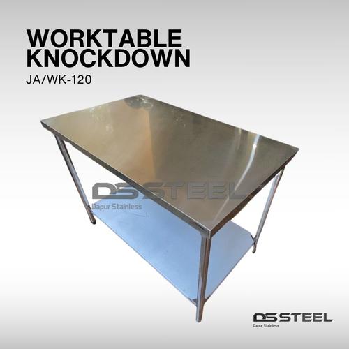 Jual Working Table Knock Down SS 201 uk 120x70x85cm / DS-WK120 - Kota ...