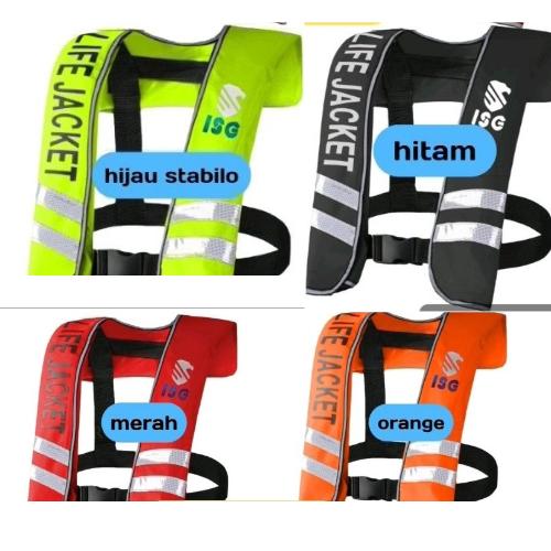 Jual Life Jacket Automatic ISG / Pelampung CO2 / Baju Rompi Pelampung ...