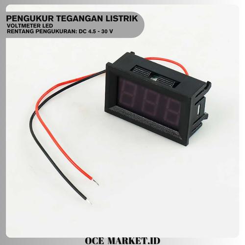 Jual Alat Pengukur Tegangan Listrik Voltmeter Display LED - Jakarta ...