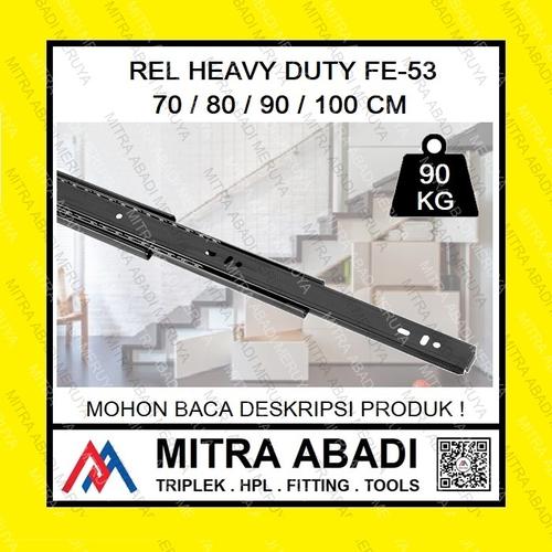 Jual Rel Laci Heavy Duty FE53 70 80 90 100 cm Bawah Tangga Ranjang ...