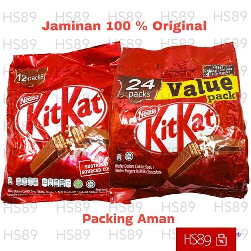 Jual ORI Kit Kat Cokelat Malaysia Chocolate Kitkat Pack - KitKat ...
