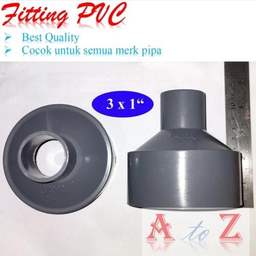 Jual r sok jaya 3 x 1"/reduser/reducer 3 x 1 in/turunan/r.sock 3 x 1 ...