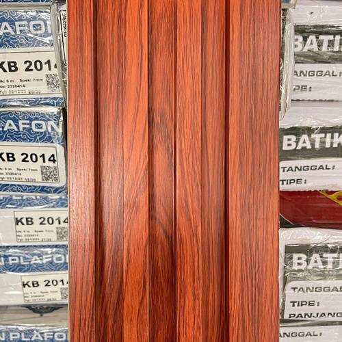 Jual WPC Wall panel 2.9 meter hiasan dinding Wood wallpanel - Kota ...