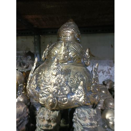 Jual mahkota raja termurah pakem raden wijaya full kuningan sepuhan ...