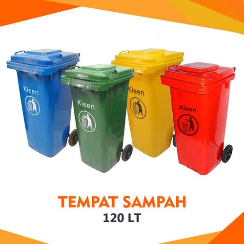 Promo Tempat Sampah 120 Liter / Garbage Bin 120 Liter - Merah - Kota ...