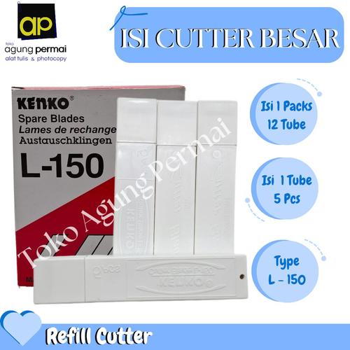 Jual isi Cutter/Refill Cutter/Cutter Blade L-500 - Pak - Jakarta Utara ...