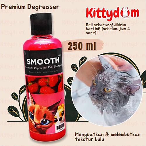 Jual KITTYDOM Smooth Shampo Kucing Wangi Strawberry 250 Ml Sampo Kucing ...