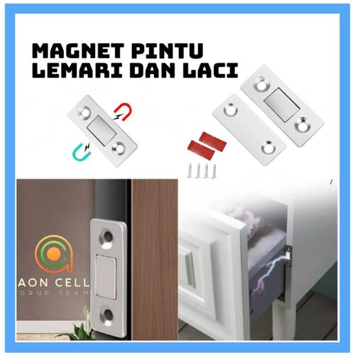 Jual MAGNET PINTU LEMARI LACI MAGNETIC DOOR CLOSER STOPPER PENUTUP ...