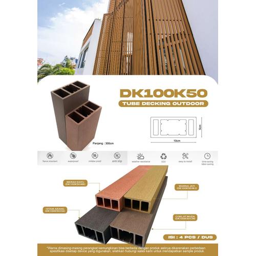 Jual Timber Tube WPC Outdoor | WPC Hollow Outdoor | WPC Kisi Penyekat ...