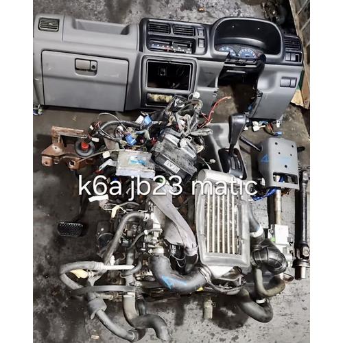 Jual Mesin Jimny K6A Auto Matic Turbo Intercooler JA22 JA23 Jdm Ex ...