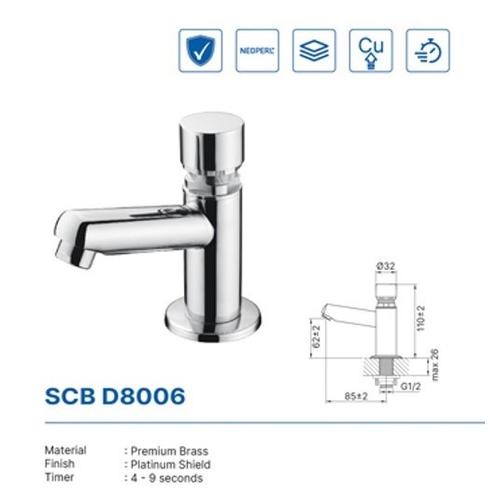 Jual SELF CLOSING BASIN TAP DEKKSON SCB D8006 CP Keran Cuci Tangan ...