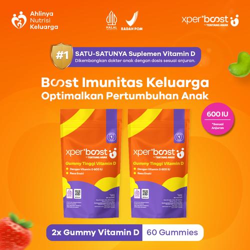 Promo Expert Boost - Paket 2 Gummy Vitamin D 600 IU Anak dan Dewasa ...