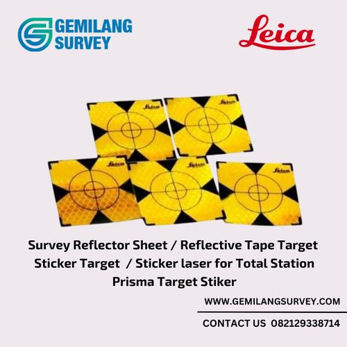 Jual Survey Reflector Sheet / Reflective Tape / Prisma Target Sticker ...