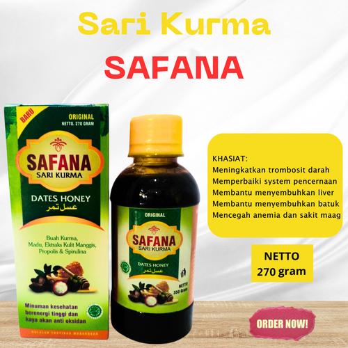 Jual Safana sari kurma obat herbal penambah trombosit demam berdarah ...