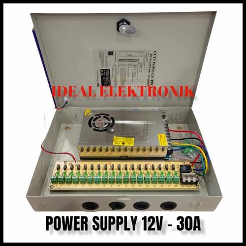 Jual Alat Listrik | Power Supply Power Supply Box Adaptor 12V30A With ...