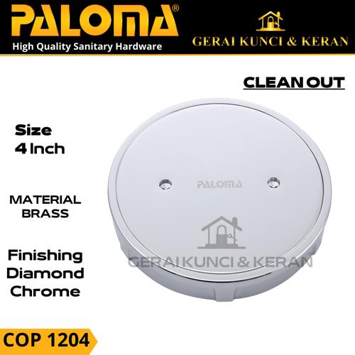 Jual Paloma Clean Out 4 Inch COP 1204 Tutup Saluran Air 4 Inch Brass ...
