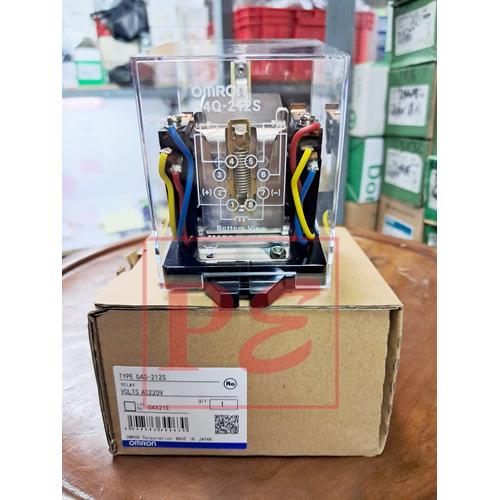 Jual Ratchet Relay G4Q-212S coil 220V AC Omron Include Socket Relay G4Q ...