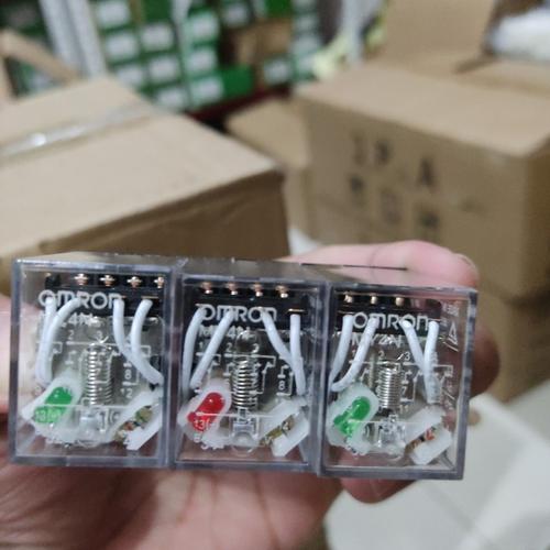 Jual Relay Omron MY4N MY4-N 14 Pin Kaki 220VAC 24DC 12VDC - socket ...