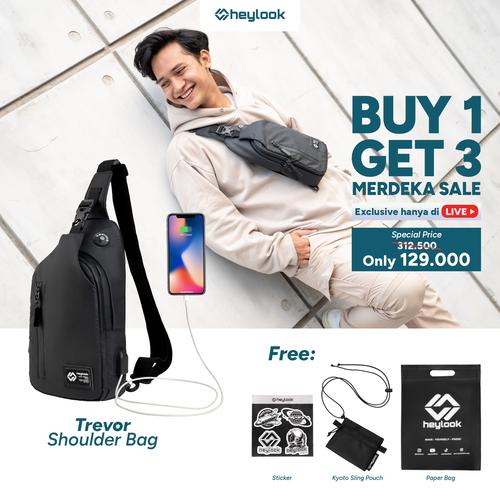 Jual Sling Bag Pria Trevor Tas Selempang Cowok Waist Bag Water Resist - XANDER - Kota Tangerang ...