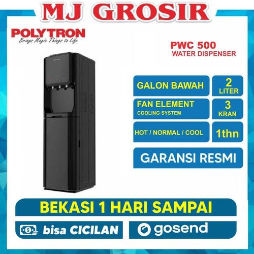 Jual WATER DISPENSER POLYTRON PWC 500 PWC500 HOT & COOL elektrik ...