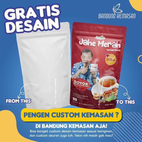 Jual Cetak Standing Pouch Custom Plastik Kemasan Makanan Ringan Minuman ...