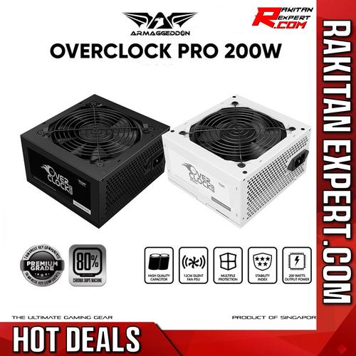 Promo Power Supply Armaggeddon Overclock Pro 200W - Putih - Jakarta ...