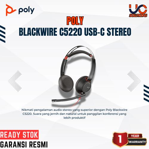 Promo Poly Blackwire C5220 Headset USB-C Stereo Cicil 0% 3x - Jakarta ...