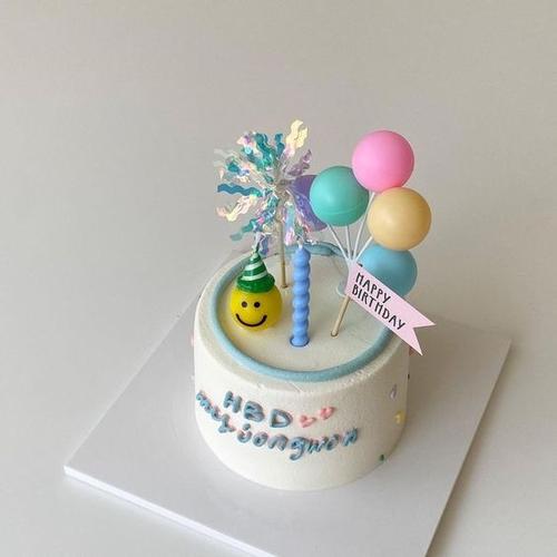 Jual CTB17 Topper Balon Warna Warni Hiasan Kue Tart Cake Pesta Ulang ...