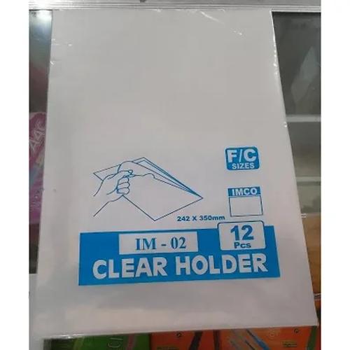 Jual 1 Lusin Map Bening L Ukuran Folio Map Transparan Warna Merek IMCO ...