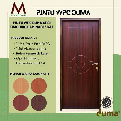 Jual PINTU WPC DUMA (DUMA DOOR) DENGAN FINISHED LAMINASI/CAT - LAMINASI B5, 82x210 - Jakarta ...