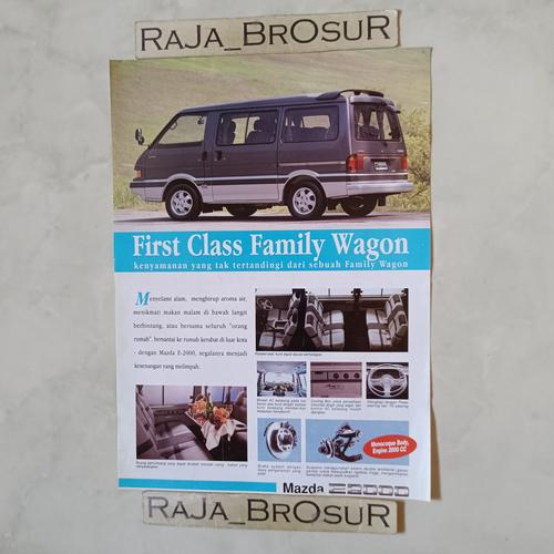Jual Poster brosur katalog flyer jadul lawas Mazda E2000 E 2000 1996 ...