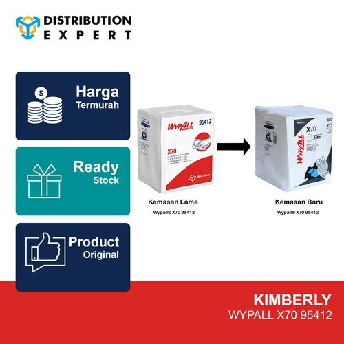 Jual Lap Higienis Tissue Hygiene Food Processing Wypall X70 Kimberly ...