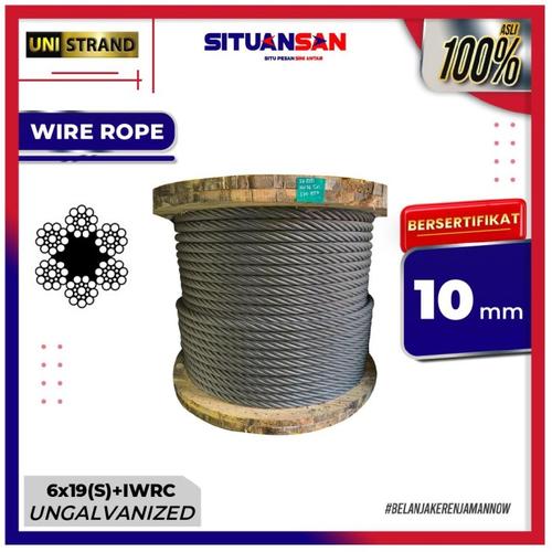 Jual Wire Rope Kawat Seling dia.28 mm 6x19 IWRC Full Baja UNGALV sertifikat - Kota Surabaya ...