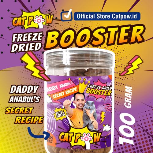 Jual CATPOW Freeze Dried Booster Pet Snack Dogs Cats 100 Gram Secret ...