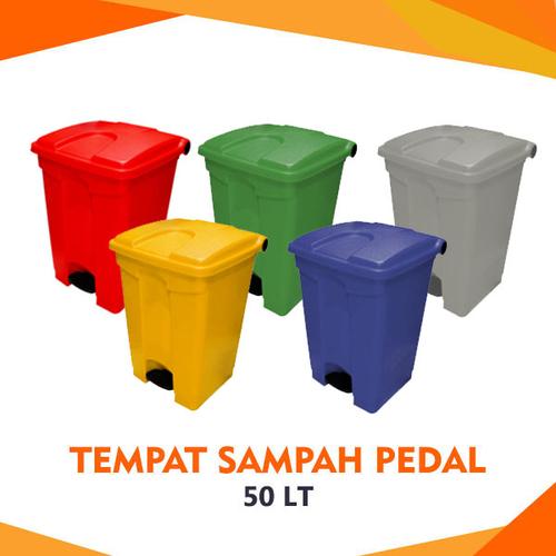 Jual Tempat Sampah Injak 50 Liter / Garbage Bin Pedal 50 Liter - Biru - Kota Surabaya - TOKO ...