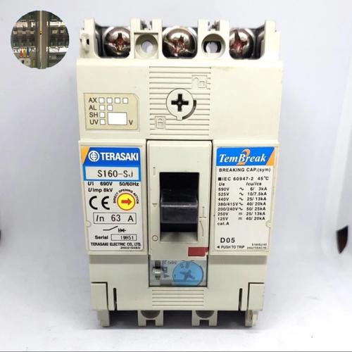 Jual MCCB Breaker TERASAKI S160-SJ 63A 3pole - Jakarta Pusat - setia bakti baru | Tokopedia