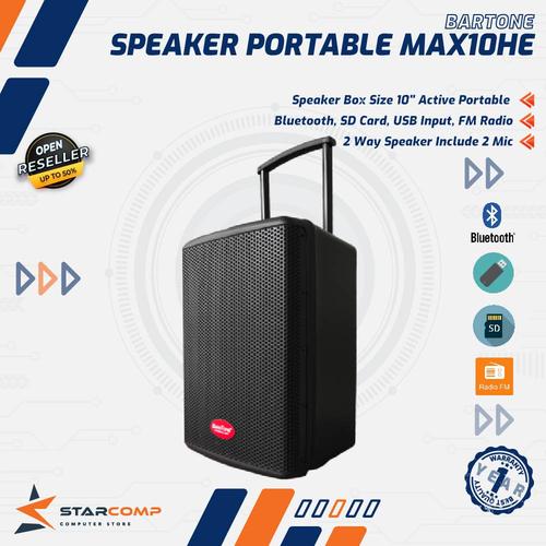 Promo BareTone Speaker Portable MAX10HE with MP3, Radio FM, SD card ...