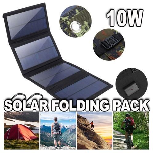 Jual Folding Solar Panel Cells Portable 4 Folding Charging Board ...