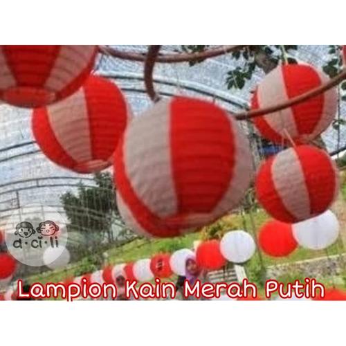 Jual Lampion Lipat Kain Merah Putih 17 Agustus Dirgahayu HUT RI ...