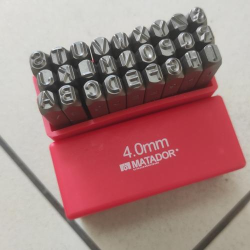 Jual Matador Huruf Ketok 4 Mm Stamp Punch Letter A - Z - Jakarta Barat ...