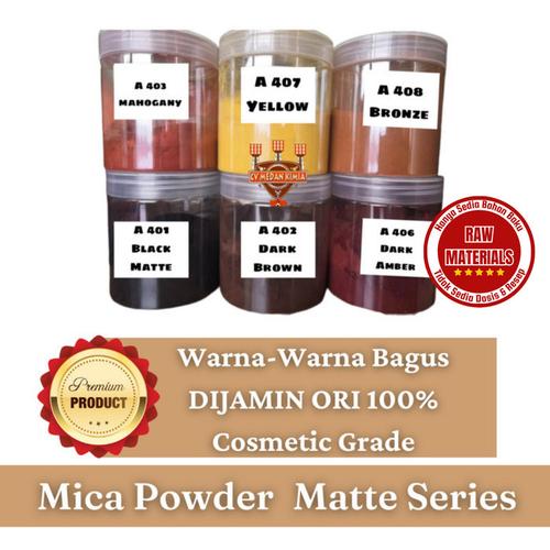 Jual Mica Powder Matte 100gr Mica Pewarna Bubuk Matte Series Mica ...