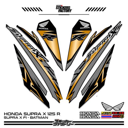 Jual STICKER STRIPING HONDA SUPRA X 125 R FI / MOTIF 80 / STICKER SUPRA ...