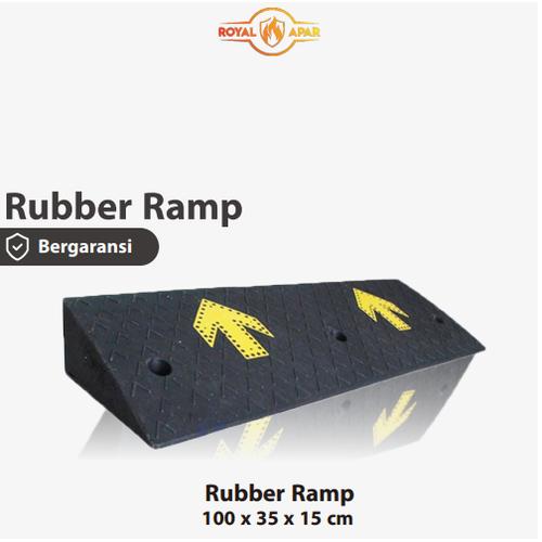 Jual Rubber Ramp / Tanjakan Karet Miring / 100 x 35 x 15 cm - DENGAN ...